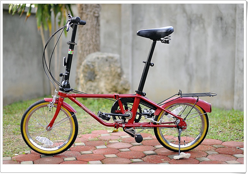 พับ DAHON CLASSIC ไม่ค้ำ สีแดง....( ขายแล้วครับ ) - ThaiMTB.com