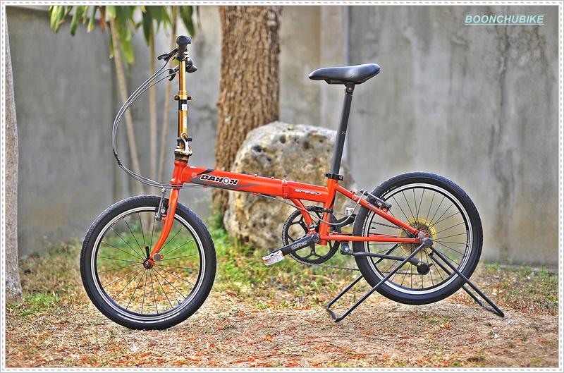 พับ DAHON SPEED P8 คอใหญ่ รุ่นนิยม สีแดง....( ขายแล้วครับ ) - ThaiMTB.com